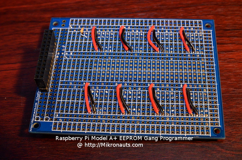 Making A Raspberry Pi Based I2c Eeprom Gang Programmer